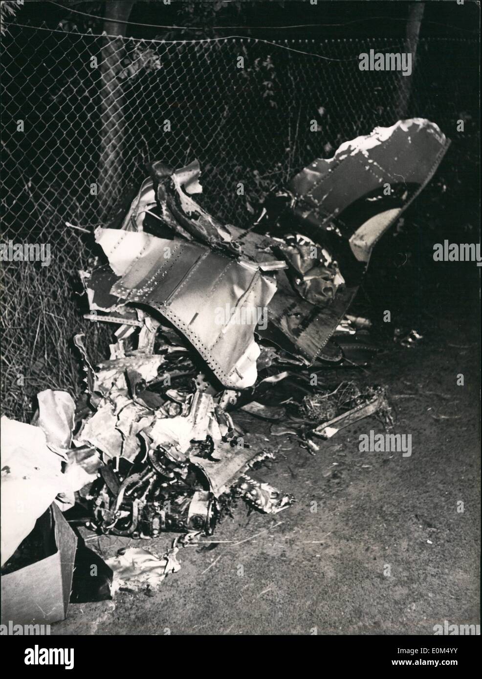 Jul. 07, 1953 - British Jet-Fighter crashes near Bonn, West Germany. On ...