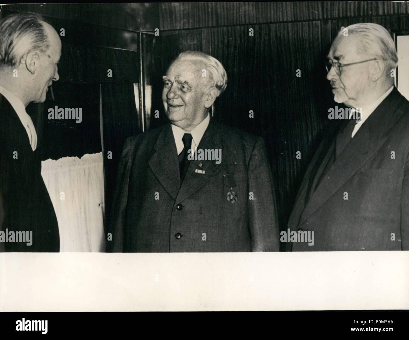 Aug. 08, 1953 - Pieck back home: Wilhelm Pieck, East German Premier ...