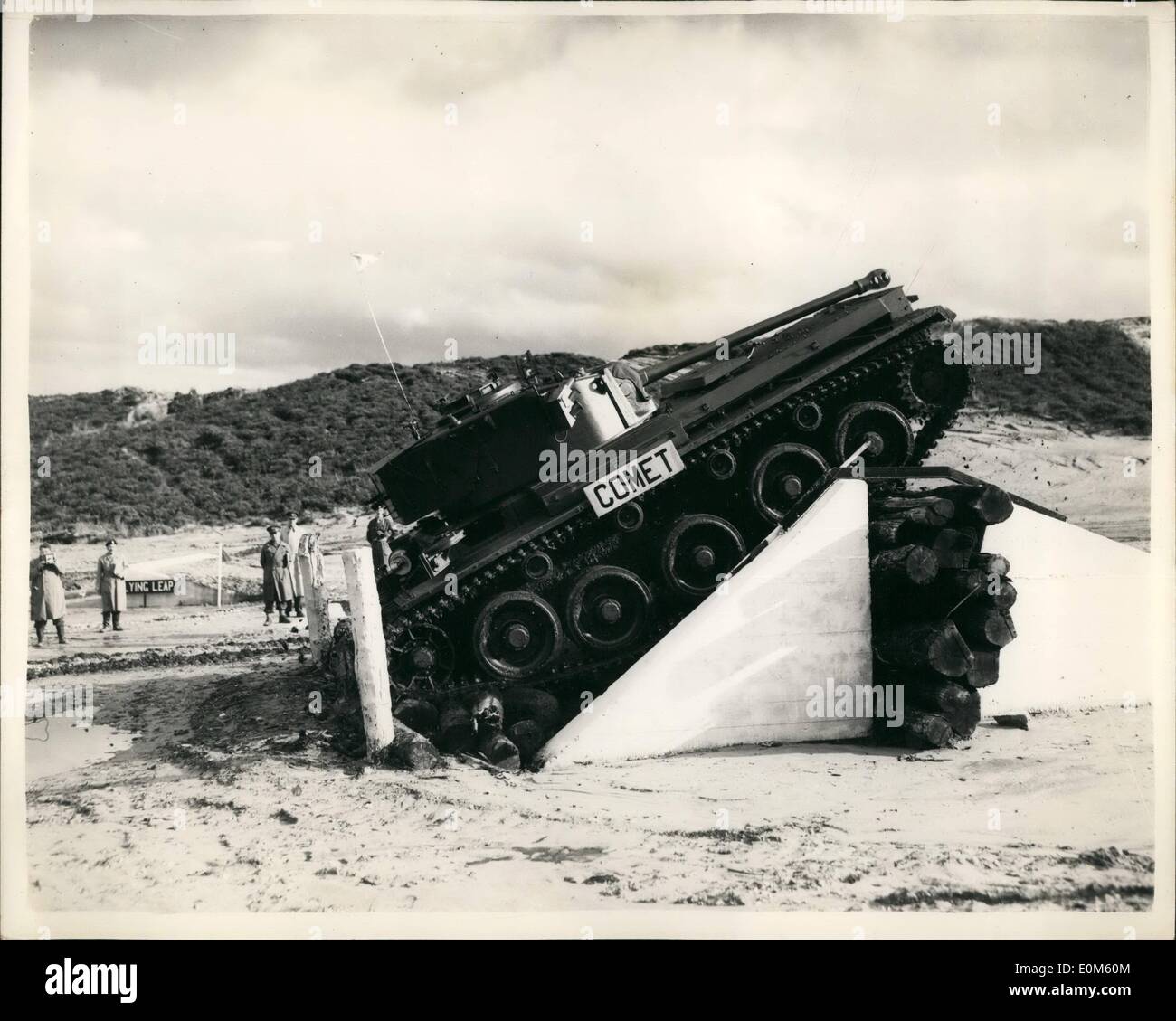 Oct. 10, 1953 - Demonstration of Obstacle crossing by Tanks..: Comet in ...