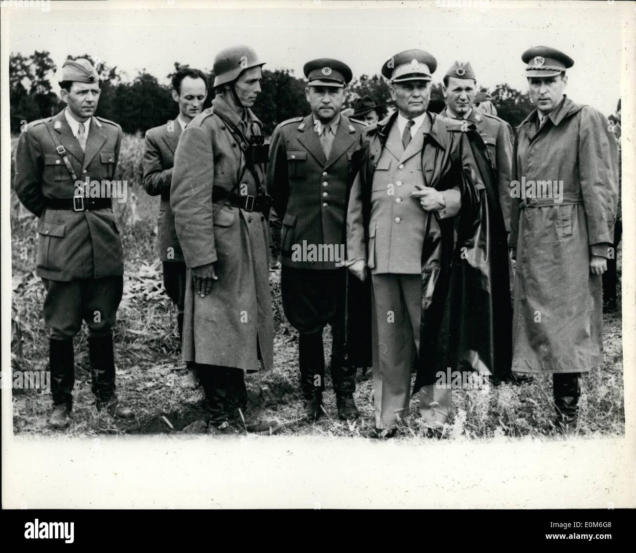 Sep. 09, 1953 - Marshal Tito Looks in on the YugoSlavian Maneuvers ...