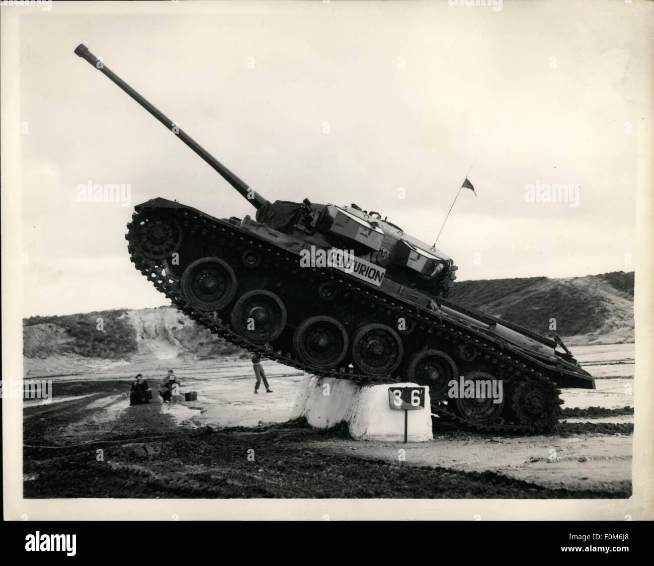 Oct. 10, 1953 - Demonstration Of Obstacle Crossing By Tanks Centurion ...