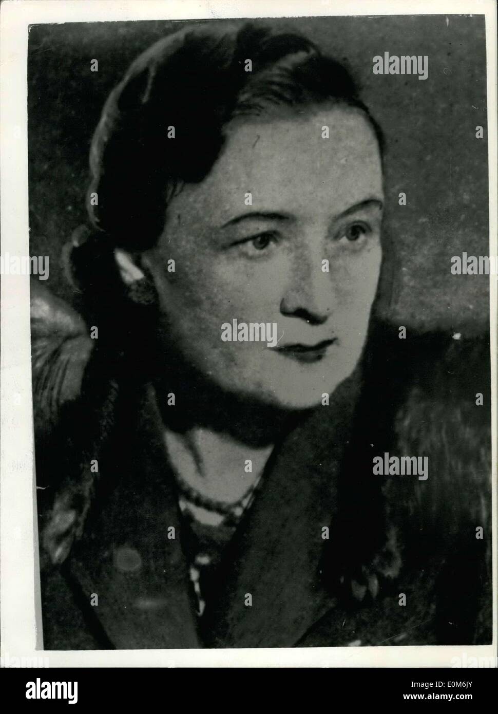 Oct. 14, 1953 - The most important lady in the Soviet Union, Mrs Elena ...