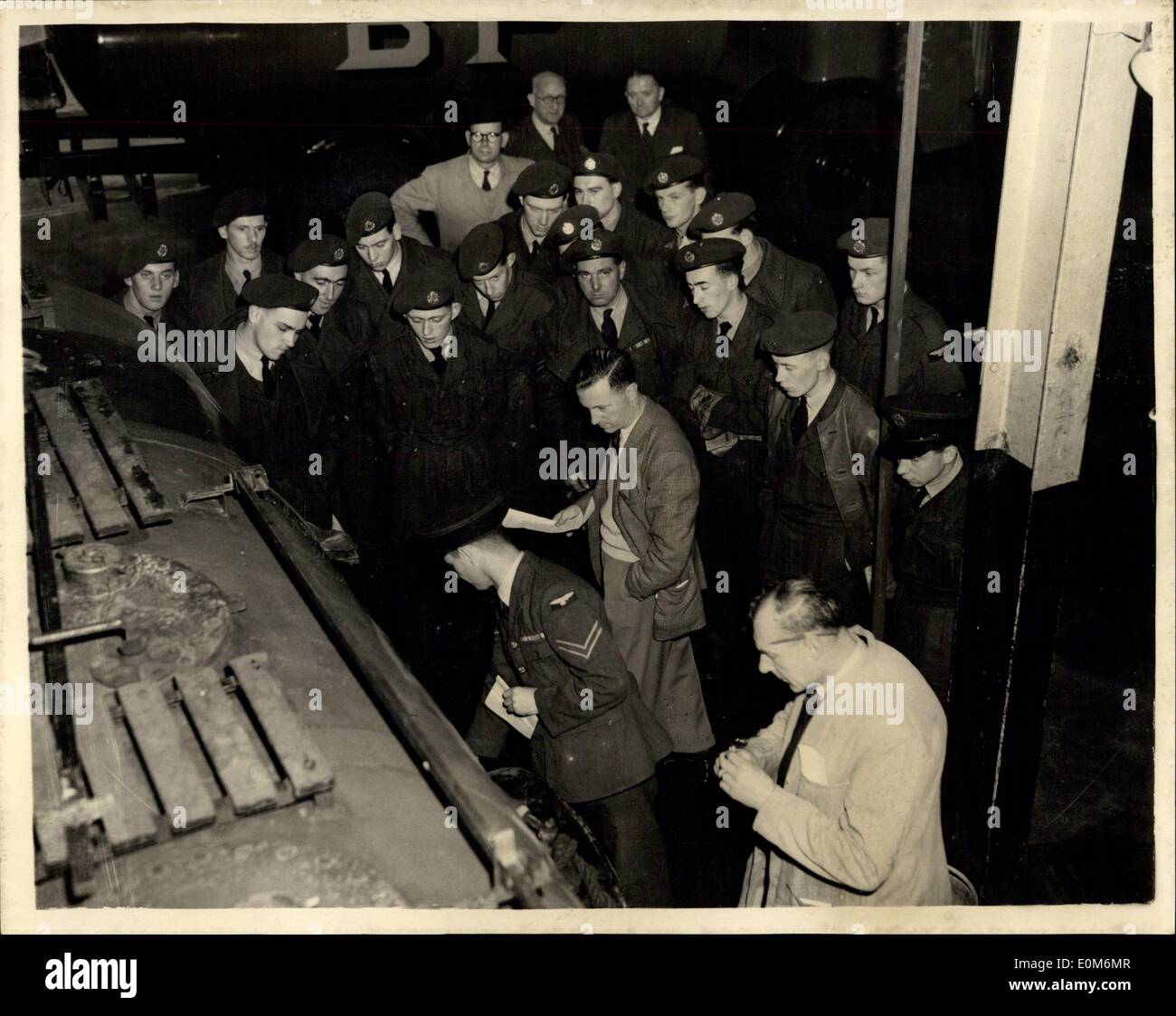 Oct. 24, 1953 - Troops and R.A.F. Personnel take over: Petrol delivery ...