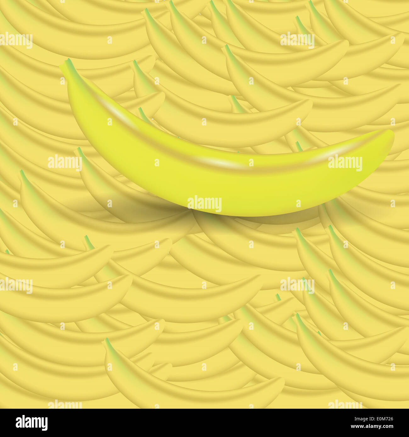 colorful illustration with banana background for your design Stock ...