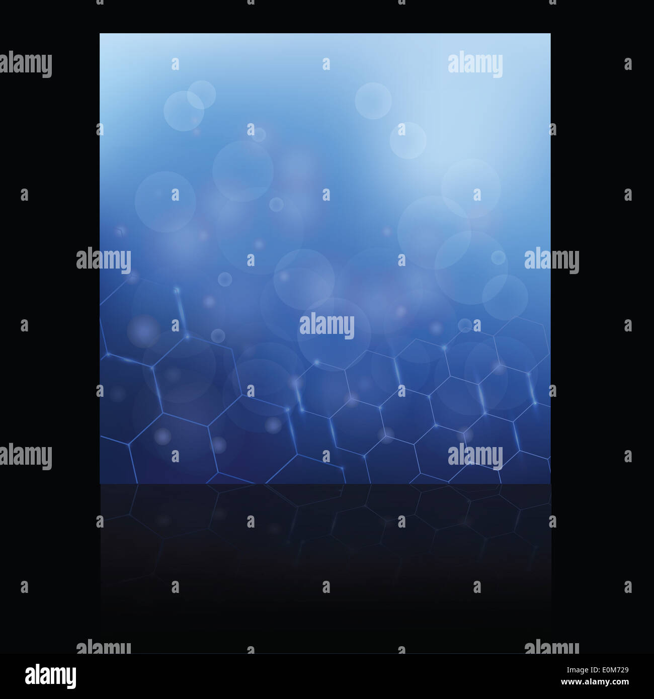 colorful illustration with abstract molecules pattern for your design ...