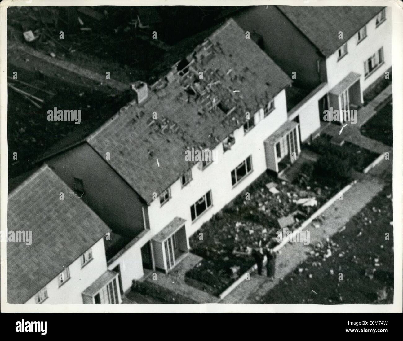 Oct. 10, 1953 - More than thirty houses damaged by Meteor jet crash at ...