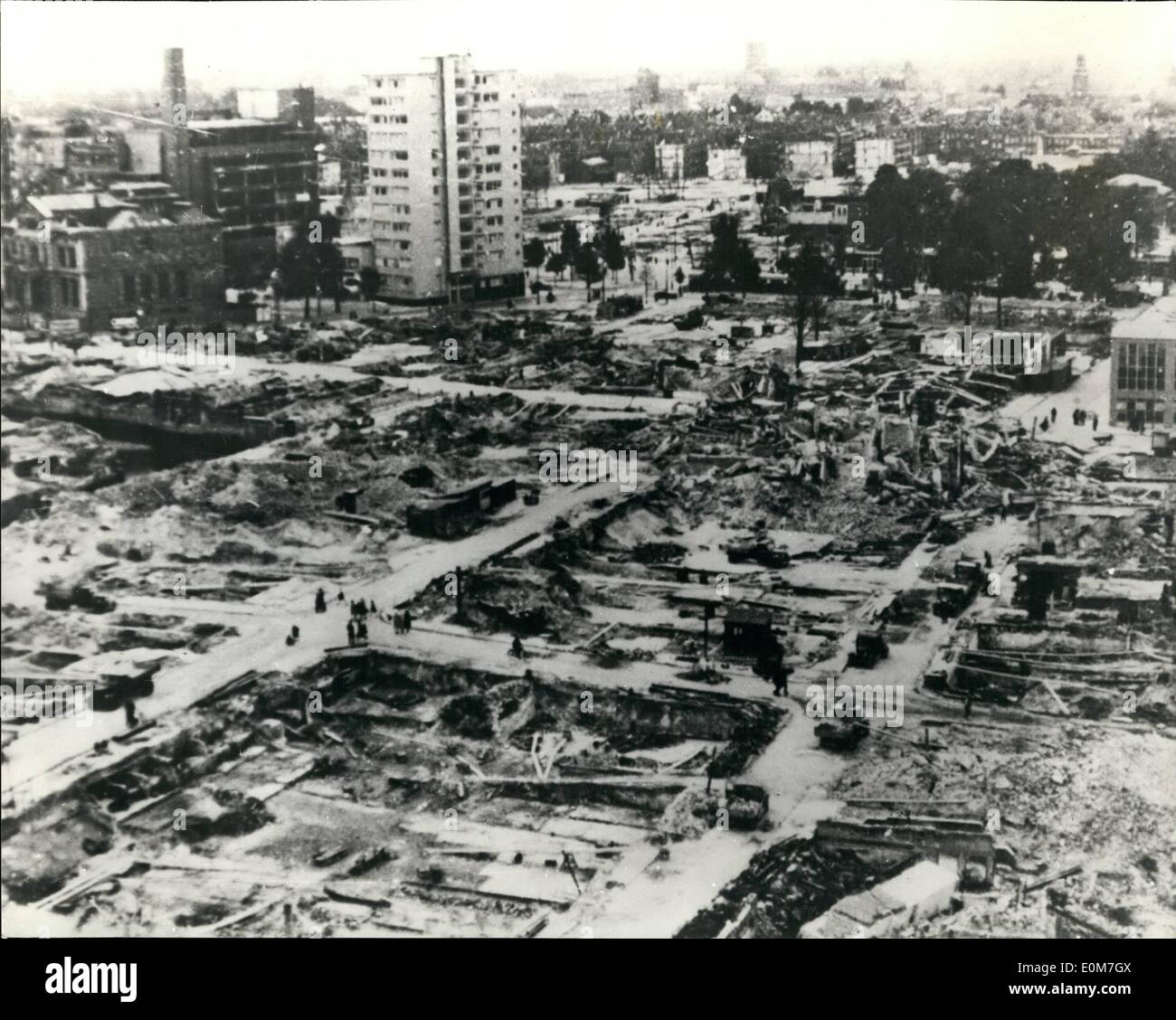 Nov. 11, 1953 - Rotterdam - Netherlands Thirteen Years Ago. Result of ...
