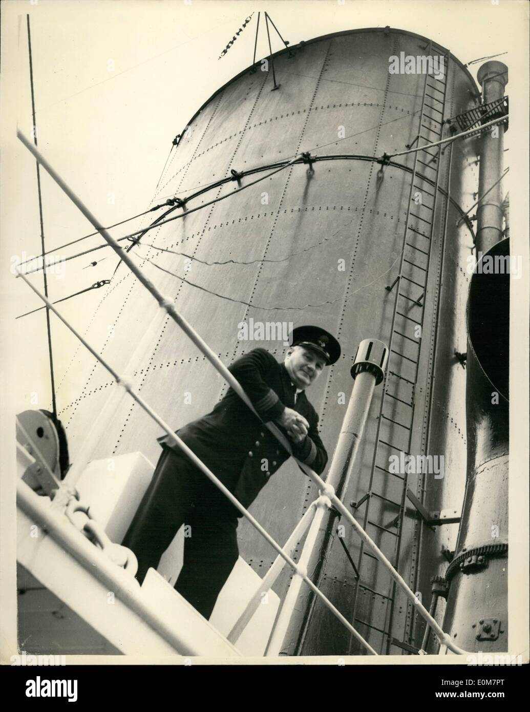 Jan. 01, 1954 - Ship of a thousand Romances'' makes last trip: The ...