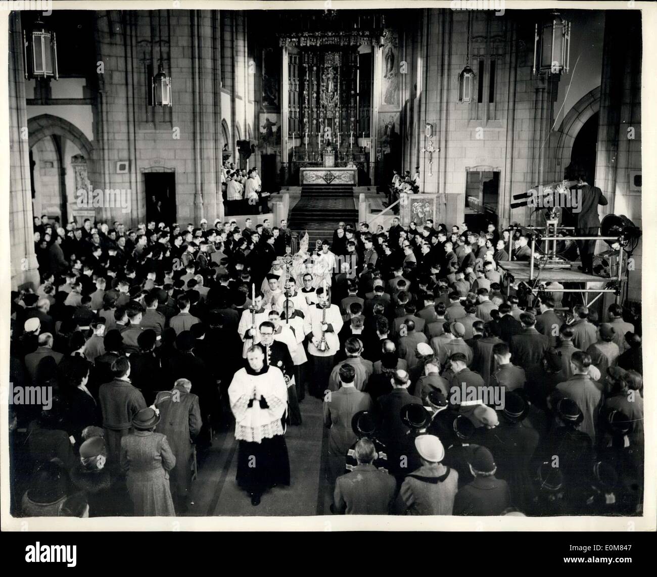 Jan. 12, 1954 - Pontificial mass televised from St. Anne's Cathedral ...