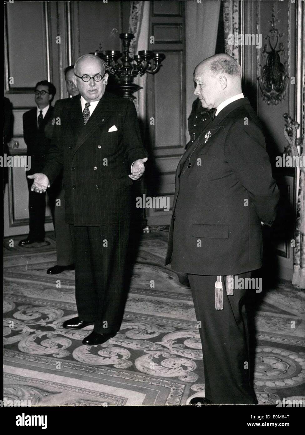 Jan. 15, 1954 - This is a picture of the President of the National ...