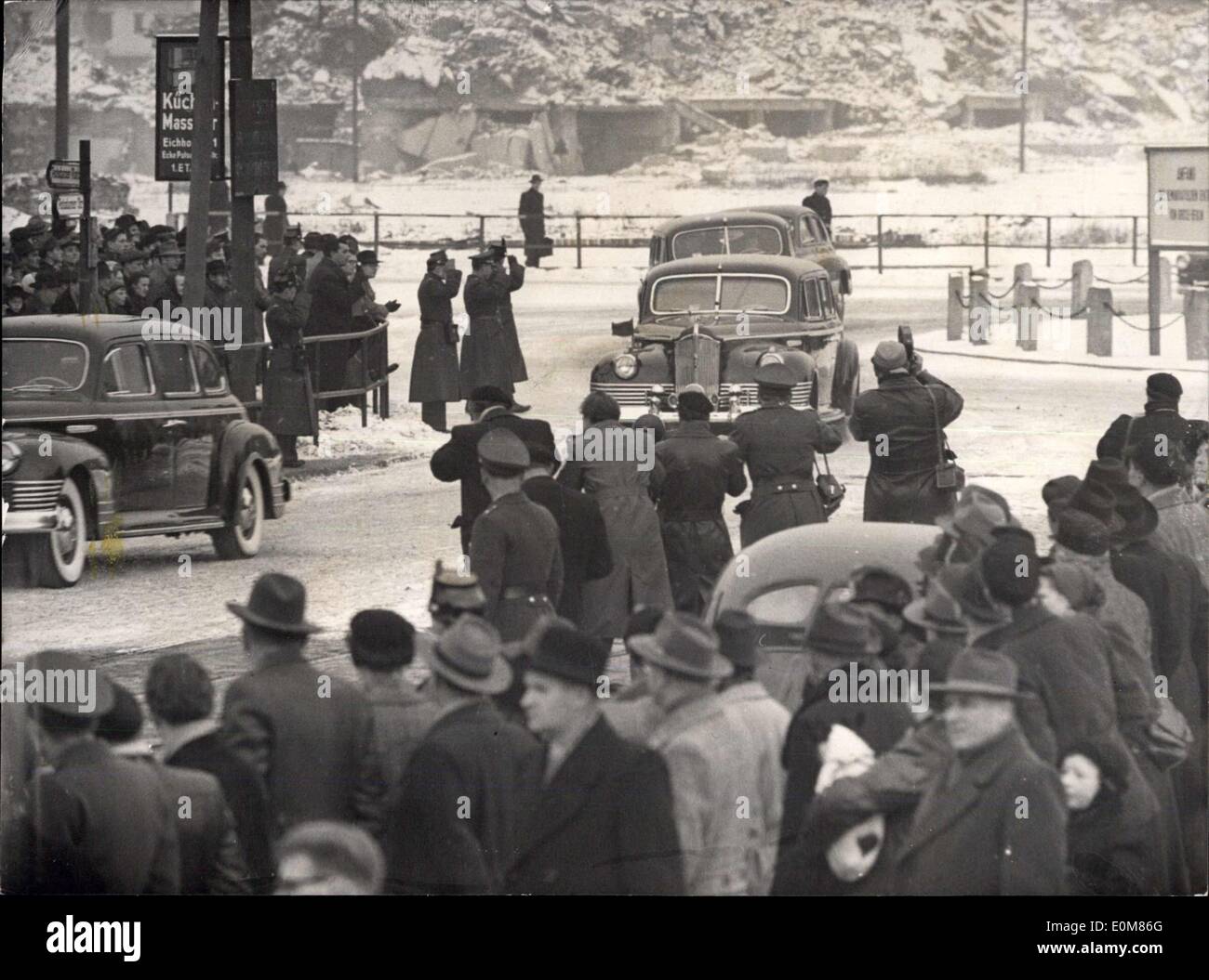 Jan. 25, 1954 - Four Power Conference Berlin. The Soviet Delegation led ...