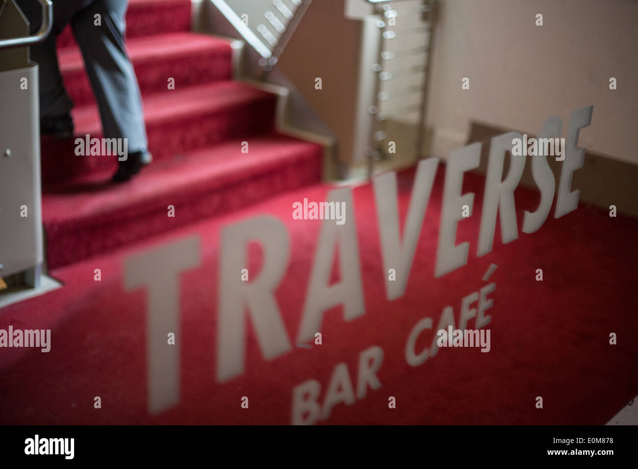 Traverse Theatre, cafe and bar, in Edinburgh, Scotland Stock Photo - Alamy