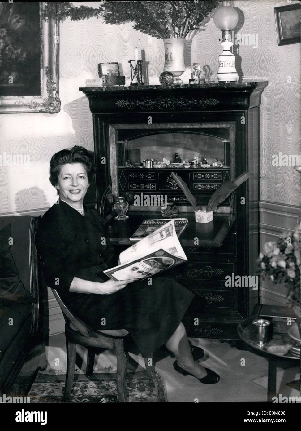 Dec. 12, 1953 - France's Would-Be First Lady: Madame Pourcade, wife of ...