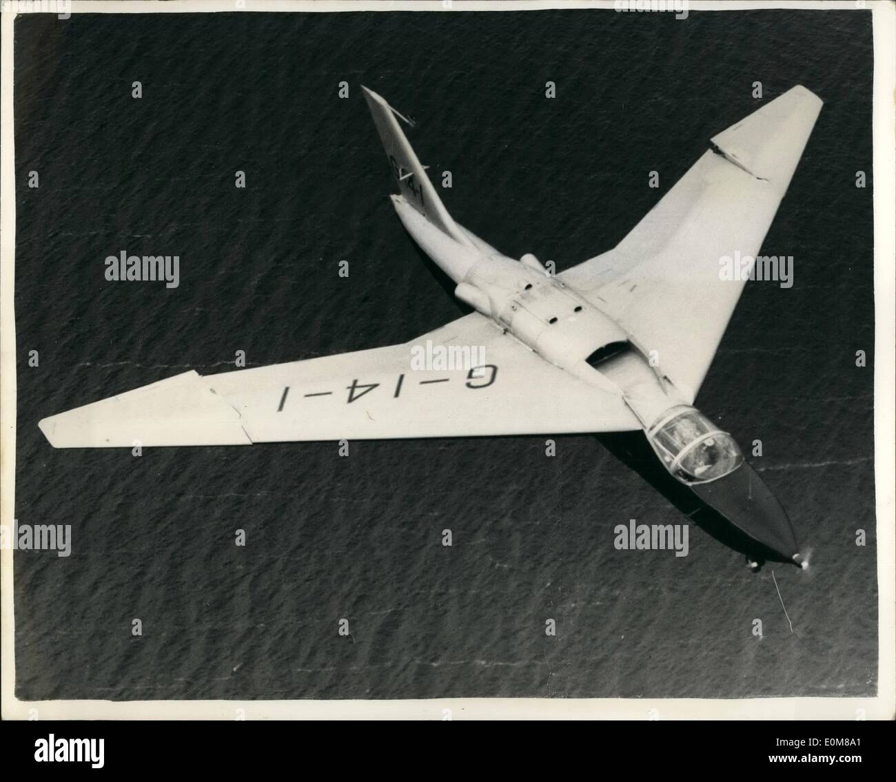 Dec. 12, 1953 - The tailless jet shows its paces First public flight of ...