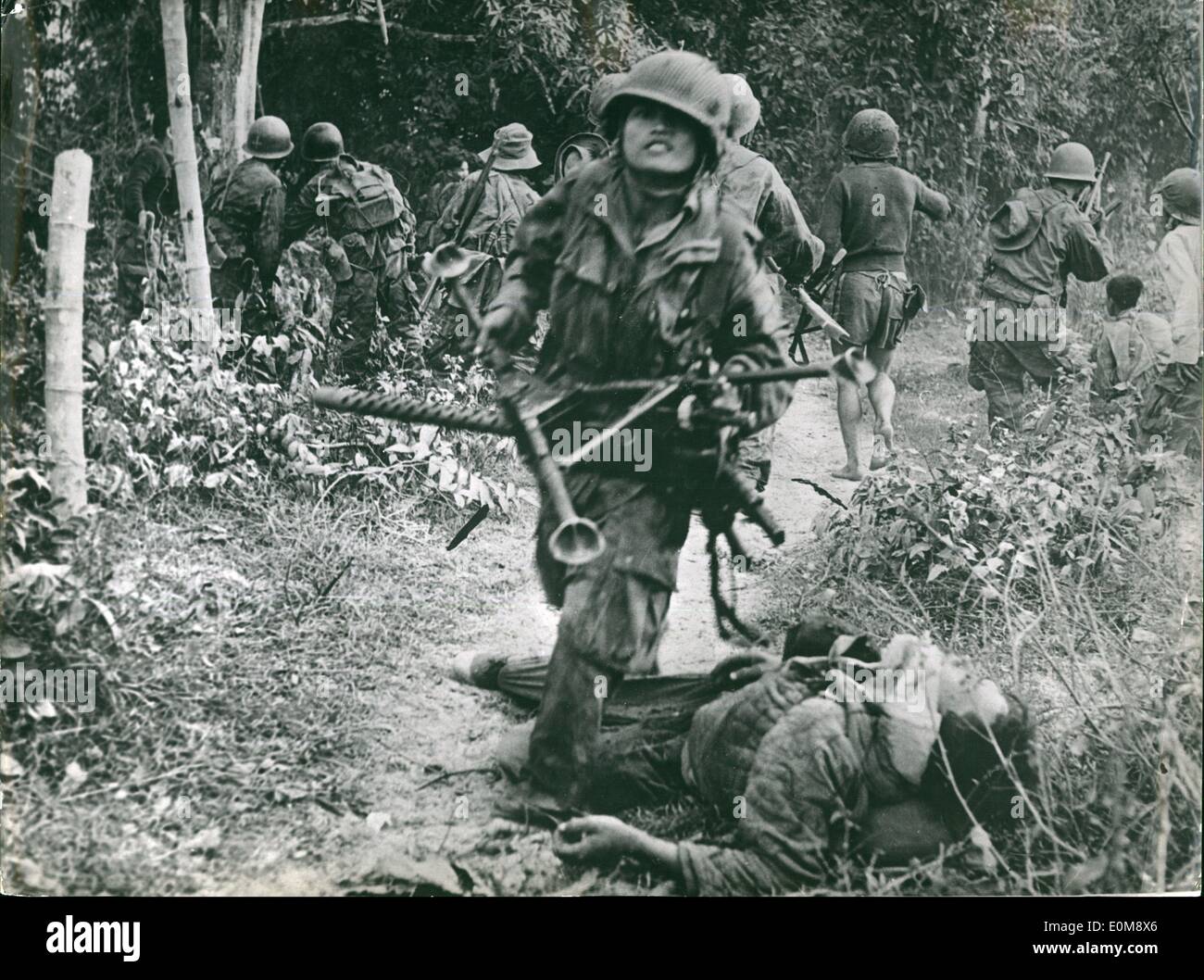 Jan. 01, 1954 - War In Indo-China: A native soldier serving with the ...