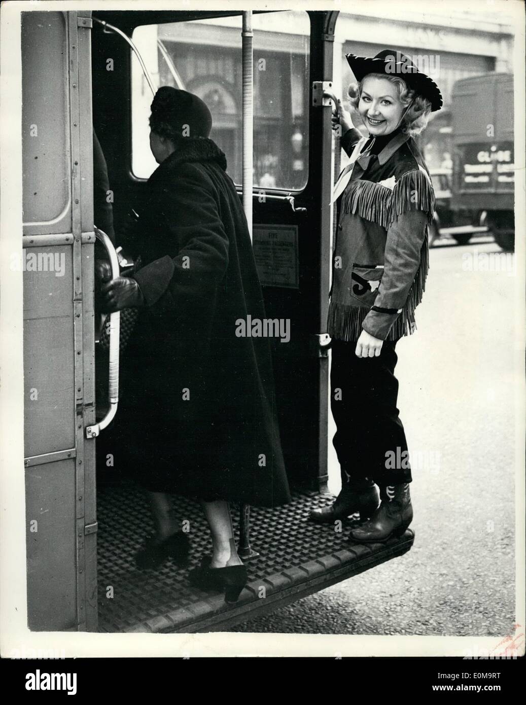 Mar. 03, 1954 - Daphne Wins A Bet.. Popular Seating Star Comes To Town ...