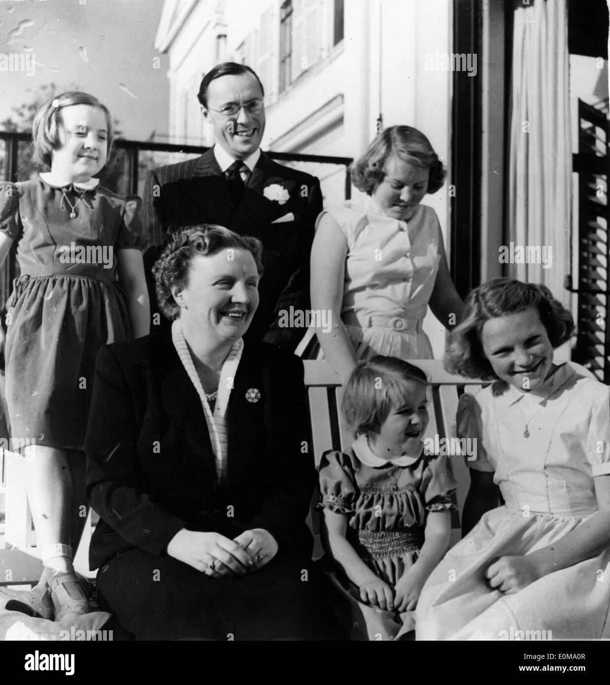 Princess juliana and prince bernhard Black and White Stock Photos ...