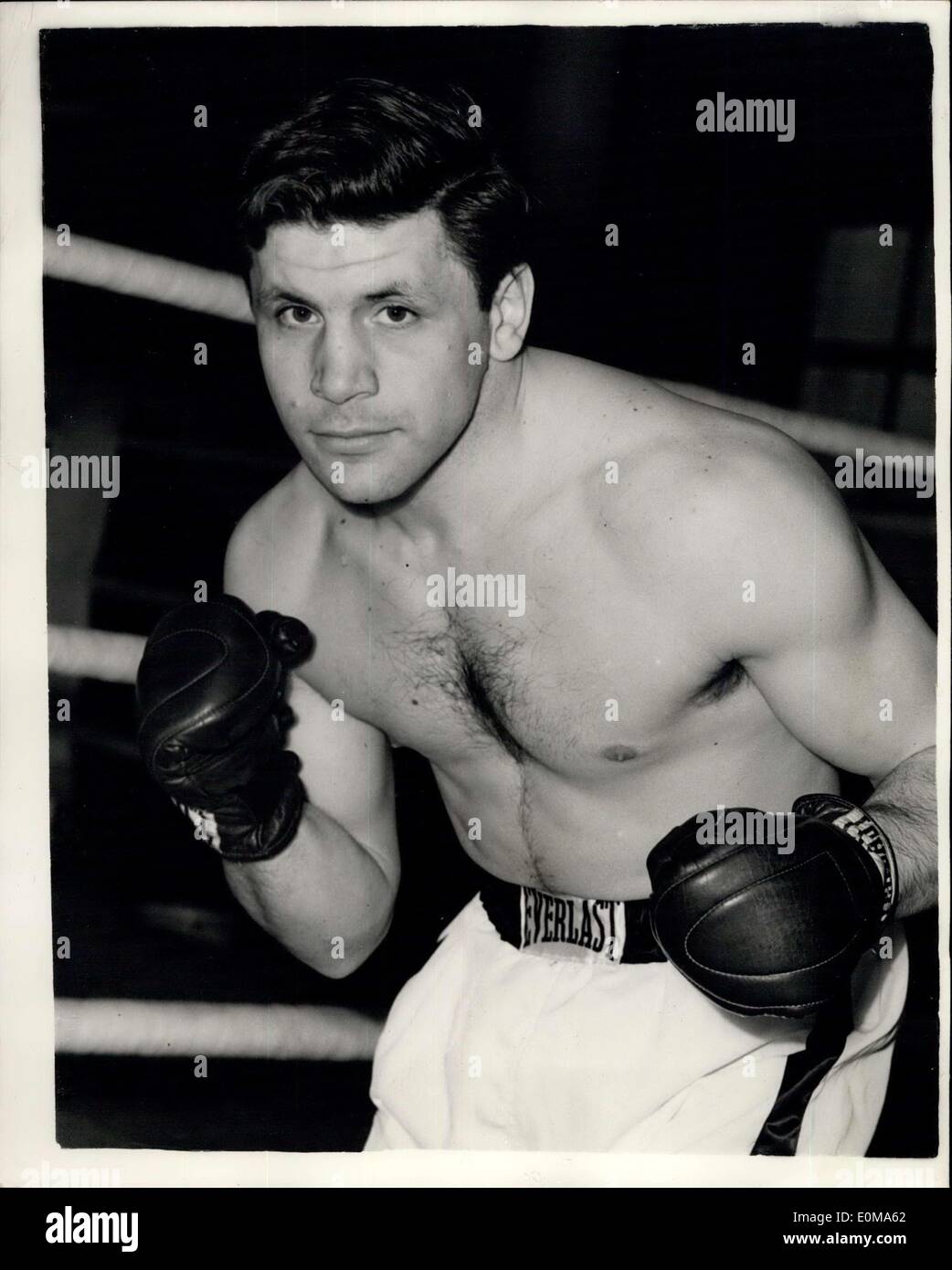 Mar. 18, 1954 - Ronald Lastarza in training: Roland Lastarza, the ...