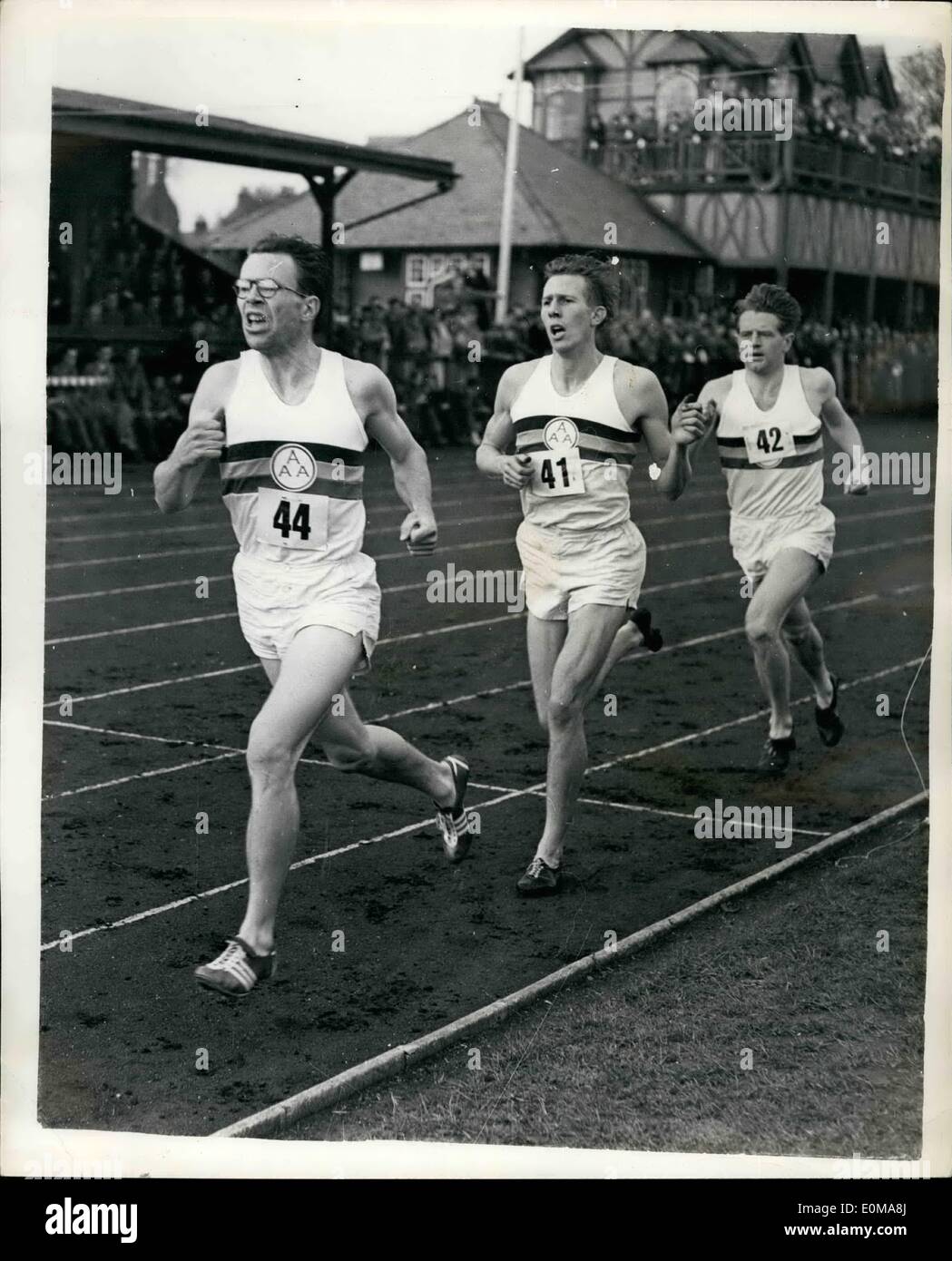May 05, 1954 - Roger Bannister does it. Runs mile in under four minutes ...