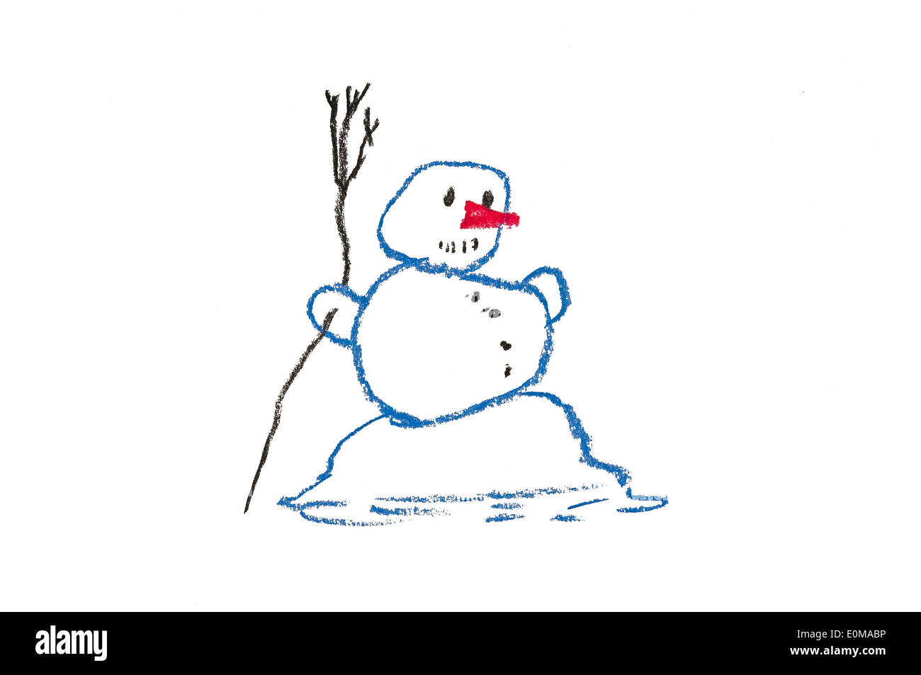 Snow drawing Cut Out Stock Images & Pictures - Alamy