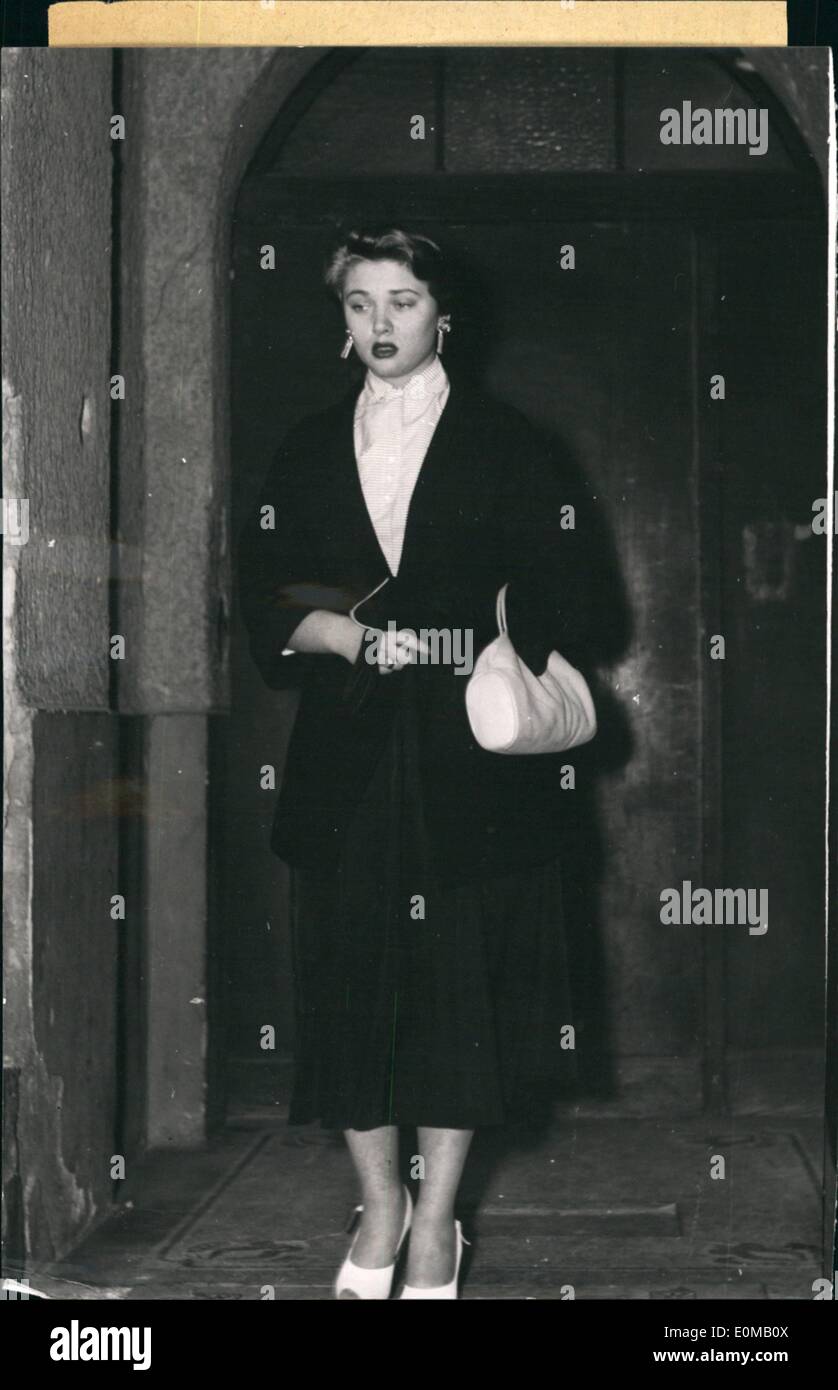 Jul. 07, 1954 - Pictured is Rosemarie Wohlgemuth. She is the 20 year ...