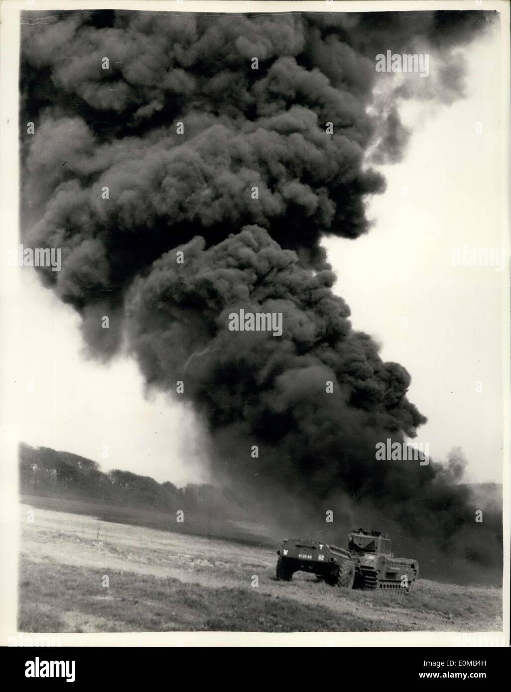 May 13, 1954 - British Tanks Show Agility In R.A.C. Display At ...