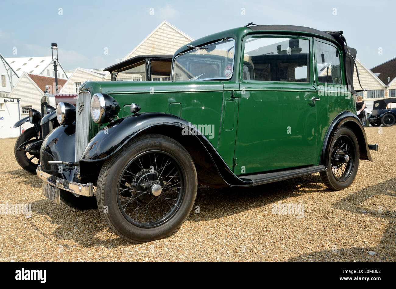 Austin 7 car Chatham Dockyard classic car show Stock Photo - Alamy