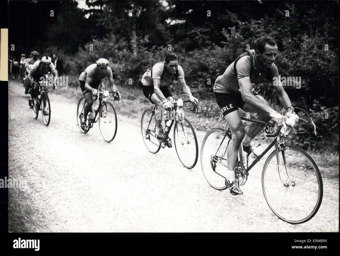 Jul. 12, 1954 - Tour De France 1954: Swiss champion Hugo Koblet ...