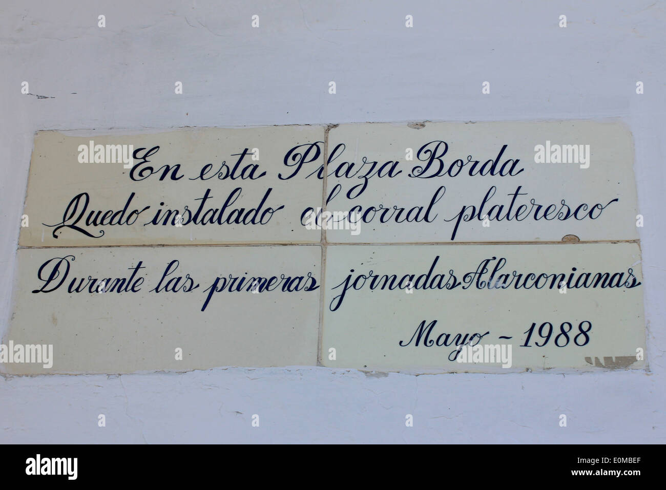 Sign on the wall of a building in Taxco, Guerrero, Mexico Stock Photo ...