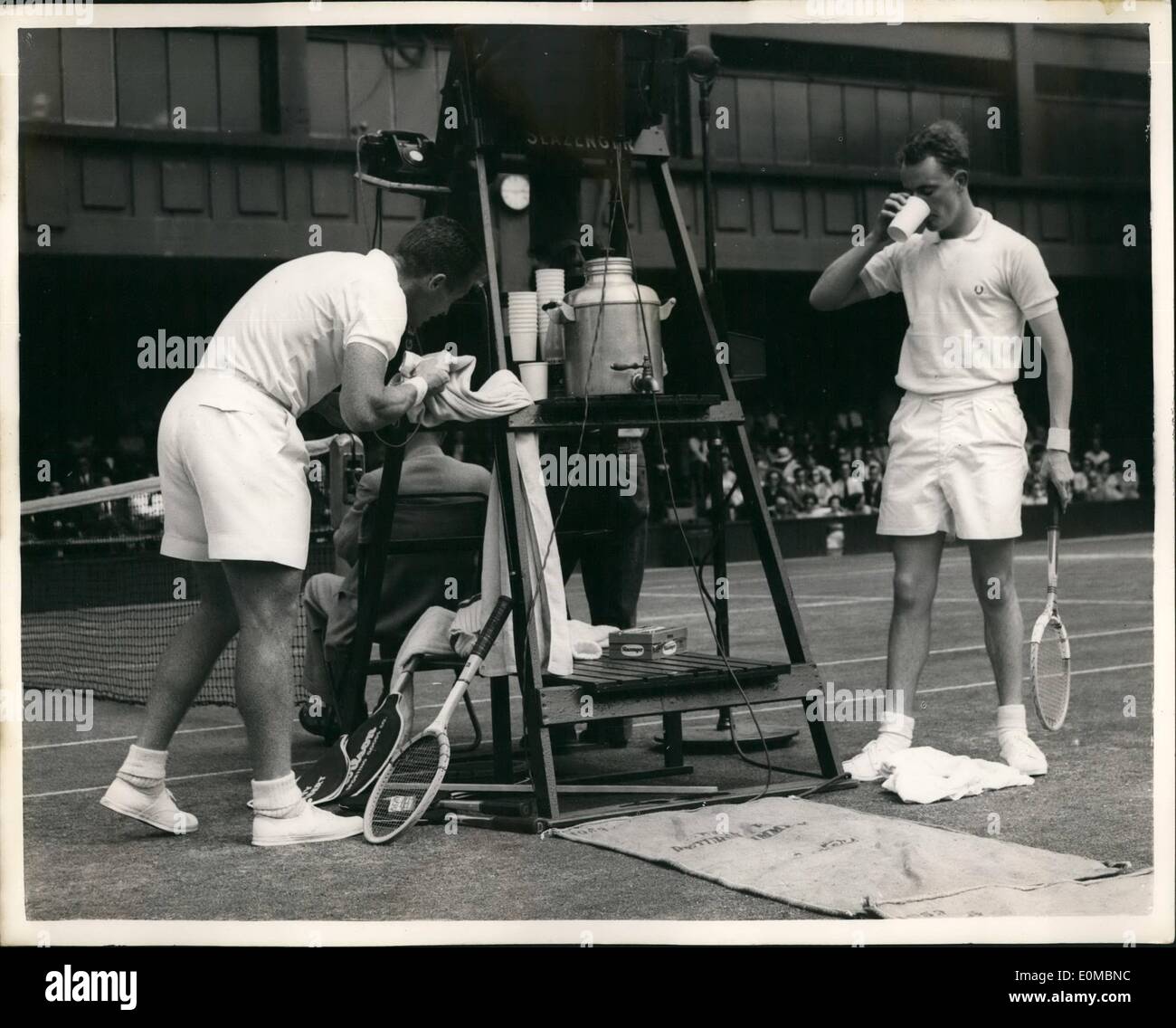 Jun. 06, 1954 - Wimbledon - Fourth Day R.K. Wilson Tony Trabert: Photo ...