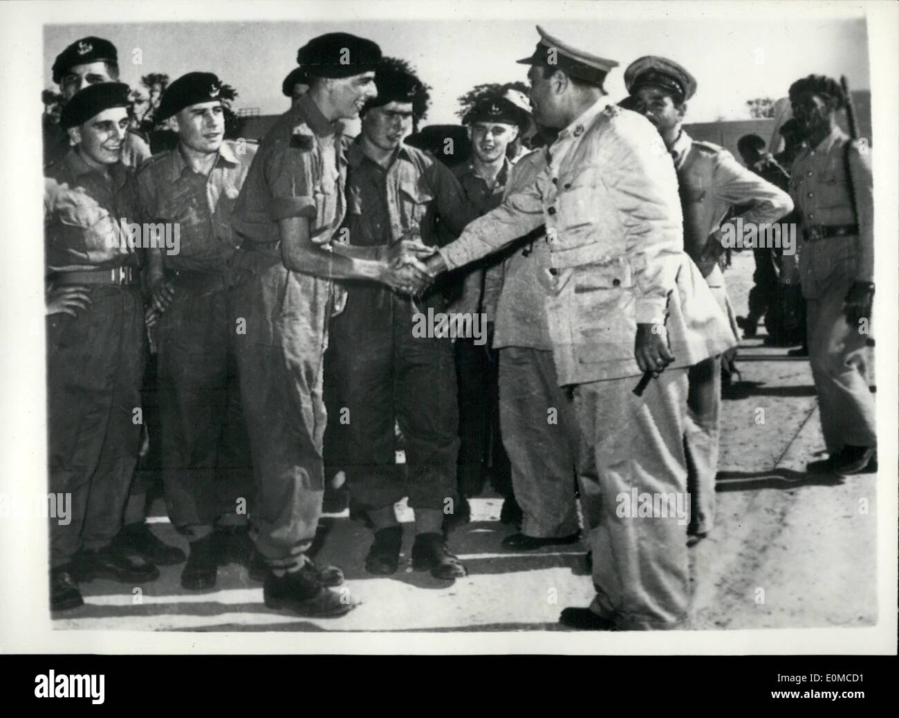 Aug. 08, 1954 - British Troops leaves Egypt: About 2,000 British troops ...