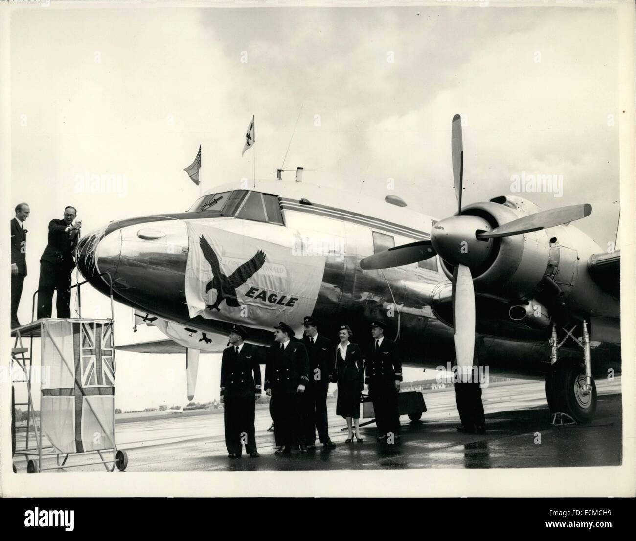 Sep. 24, 1954 - 24-9-54 New Vickers Viking freighter for invalids. The ...