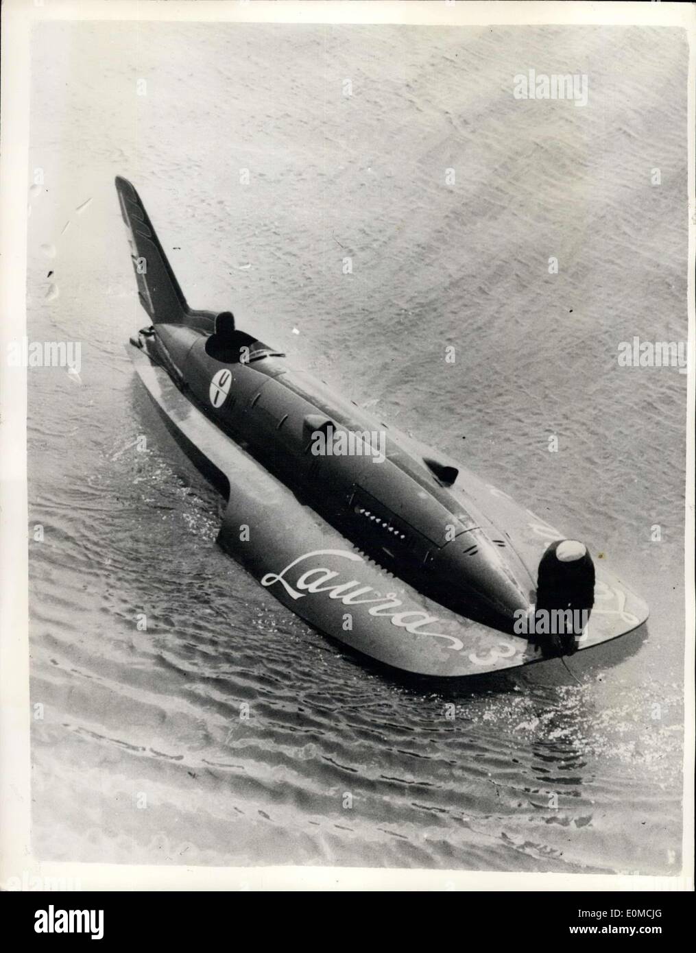 Oct. 01, 1954 - Italian Speed Boat Ace Attempts To Set New World Record ...
