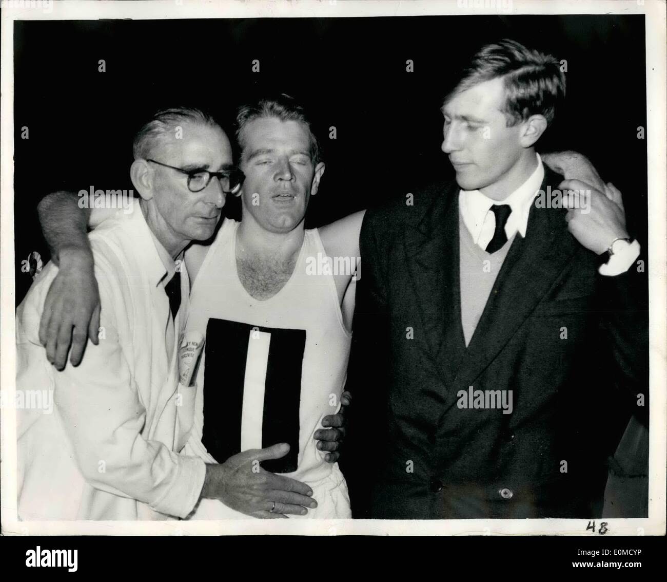 Oct. 10, 1954 - New world record for Chris Chattaway.... Chris ...