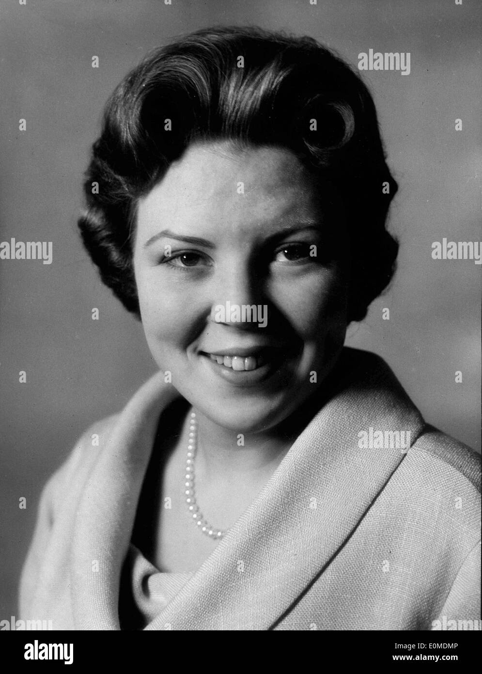 Queen beatrix of the netherlands Black and White Stock Photos & Images ...