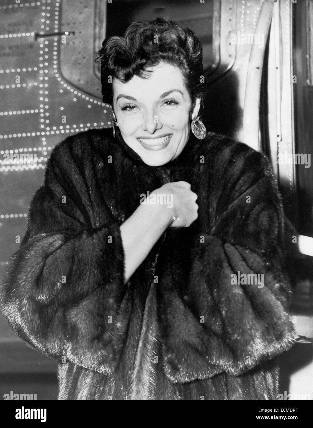Jane Russell at Heathrow Airport Stock Photo - Alamy