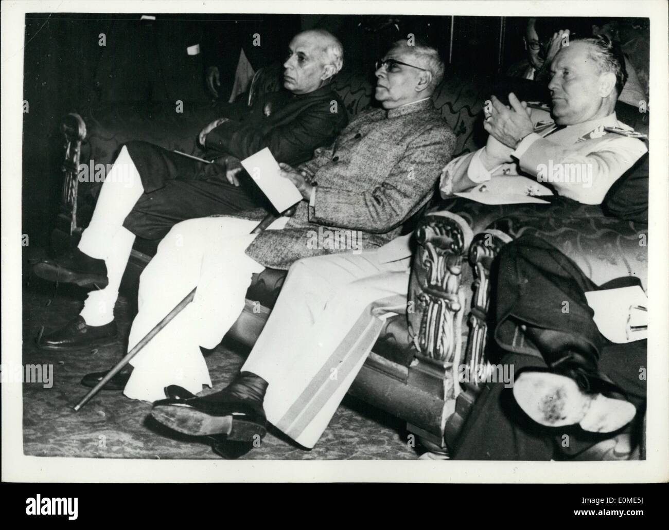 Jan. 01, 1955 - Marshal Tito Watches Dance Drama In Calcutta: Marshal ...