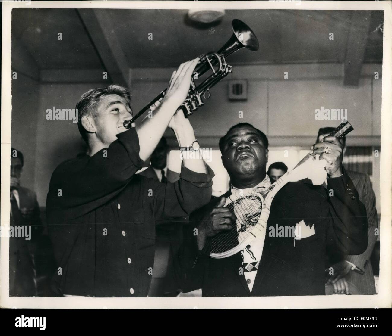Nov. 11, 1954 - Lewis and Louis do a swap. Soon after Louis Armstrong ...