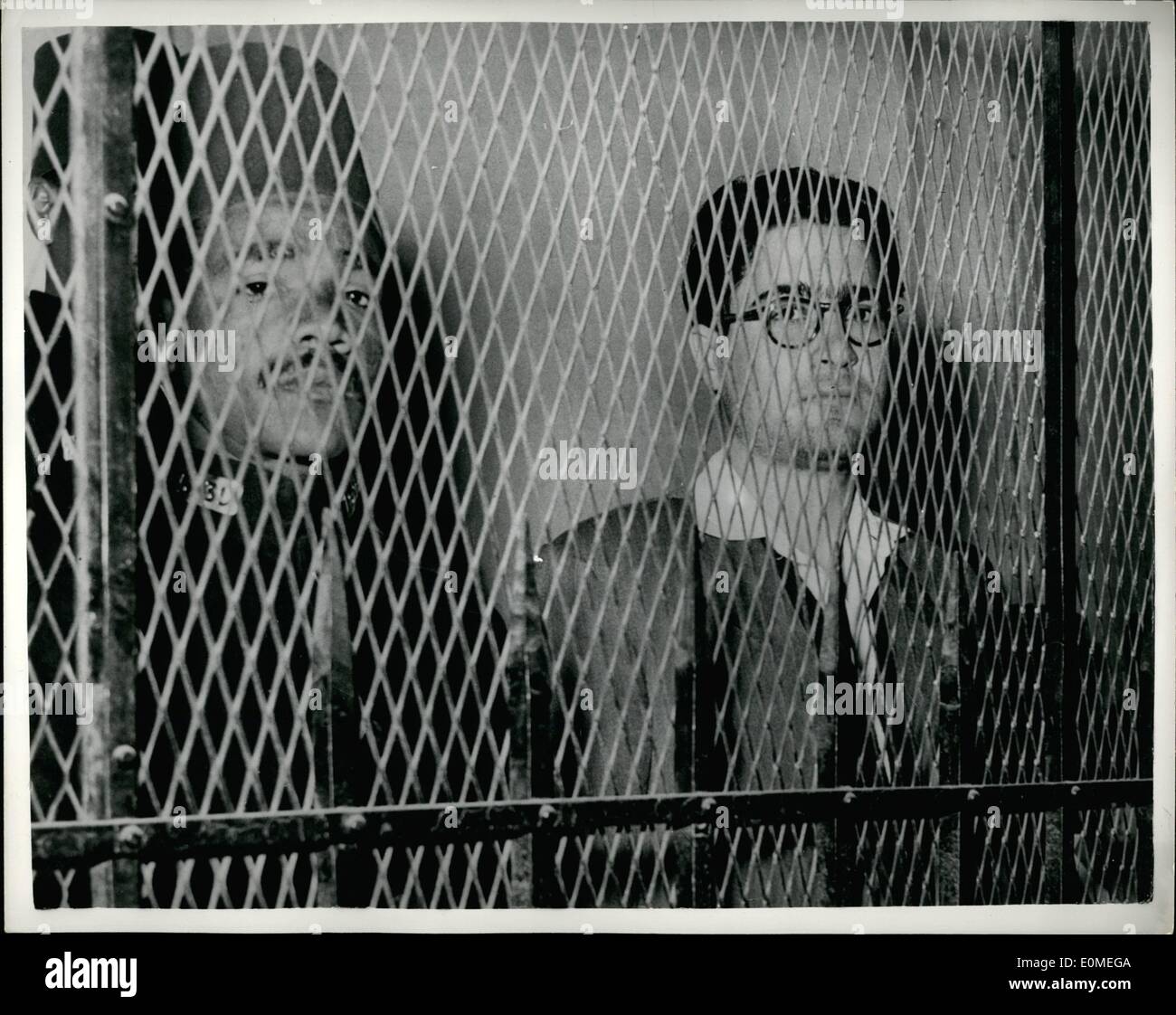 Jan. 31, 1955 - 31-1-55 Egypt hangs two Israel spies . Samuel Azar ...