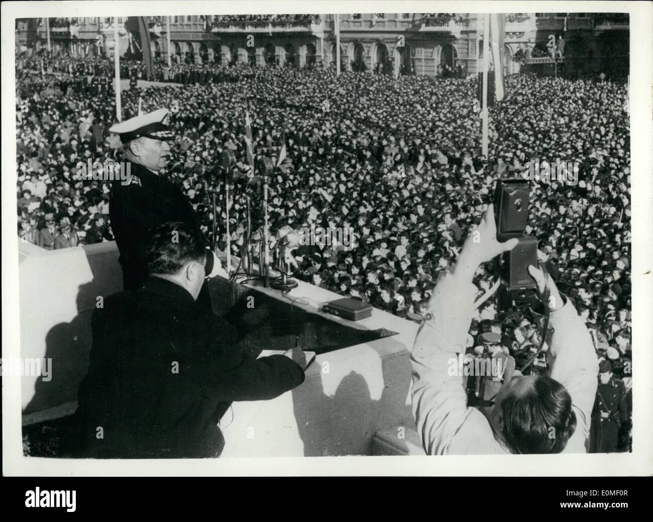 Feb. 02, 1955 - Marshal Tito Returns Home: Marshal Tito, president of ...