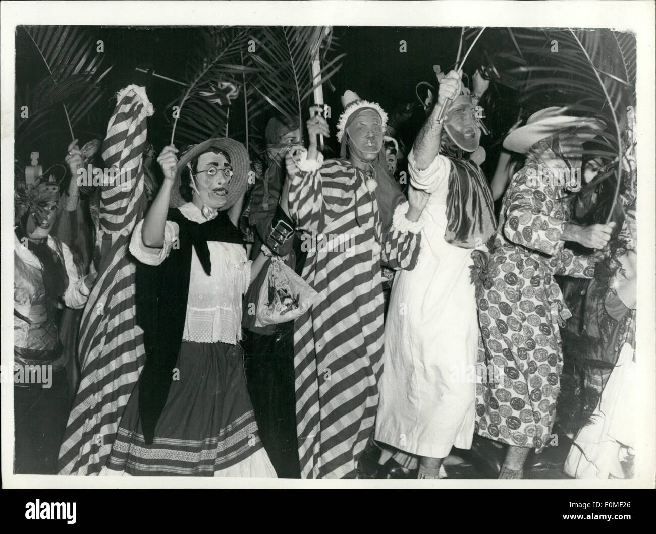 Feb. 02, 1955 - Princess Margaret in Trinidad: Photo shows the scene ...