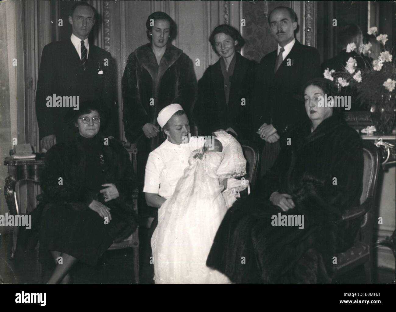 Dec. 12, 1954 - Standing from left to right: Archduke Robert of ...