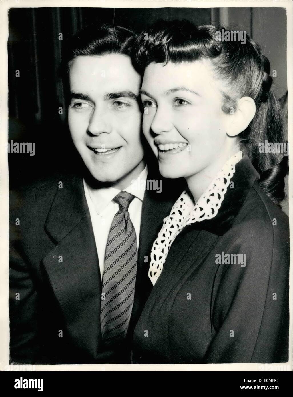 Mar. 03, 1955 - Janette Scott And Her Leading Man: It is announced ...