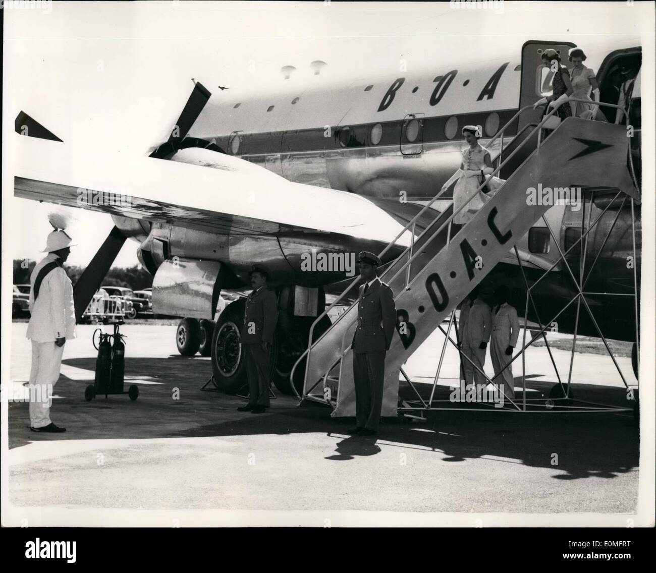 Mar. 03, 1955 - Princess Margaret Arrives In Trinidad.. Leaves The ...