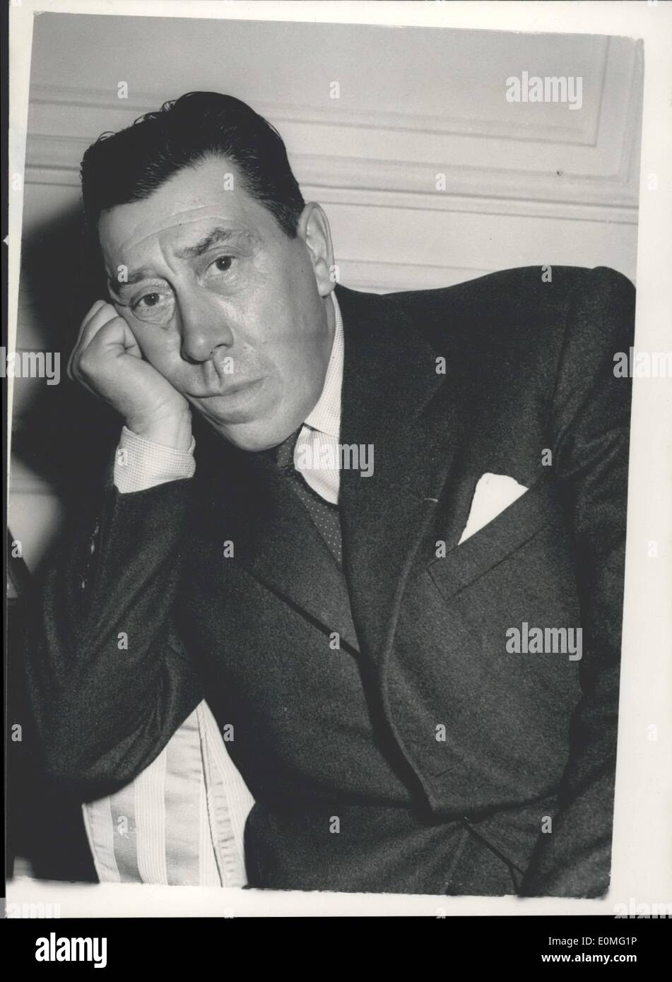 Mar. 03, 1955 - The Face arrives in London, Fernandel from France at ...