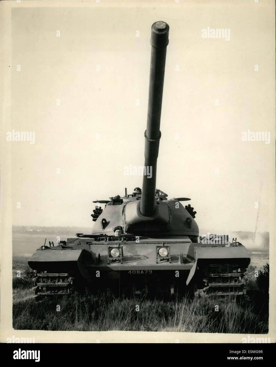 Mar. 17, 1955 - Demonstration Of Conqueror Tank: A demonstration of the ...