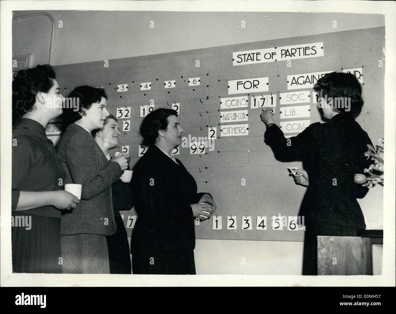1955 general election hi-res stock photography and images - Alamy