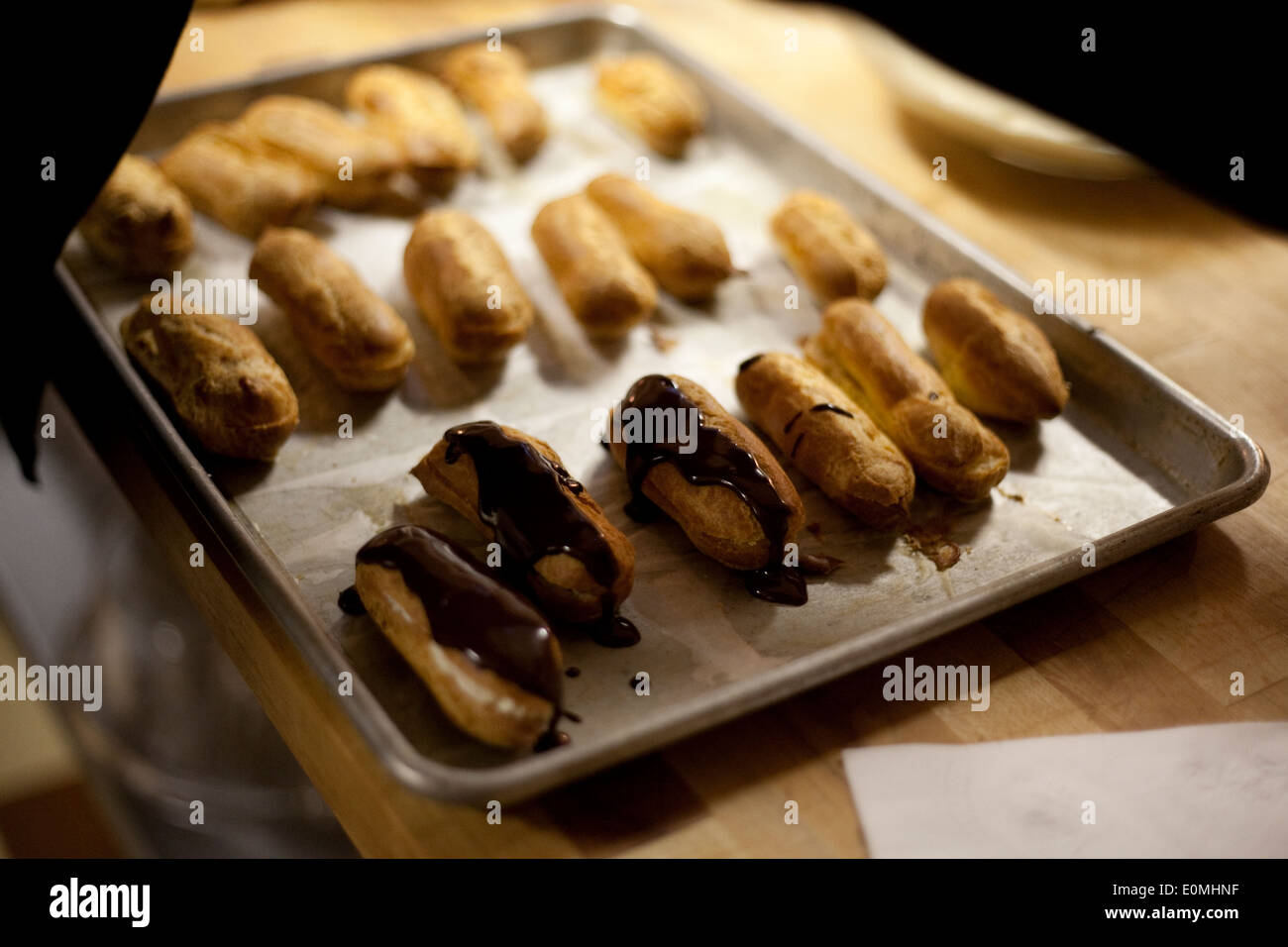 Piping eclairs hi-res stock photography and images - Alamy