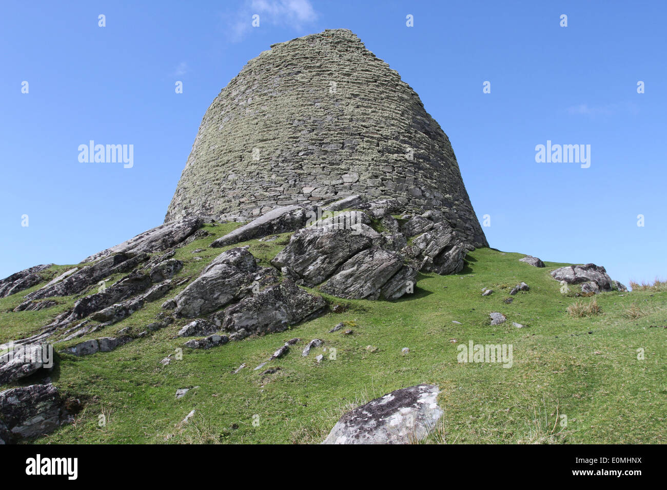 Exterior of Carloway Broch Isle of Lewis Scotland May 2014 Stock Photo ...
