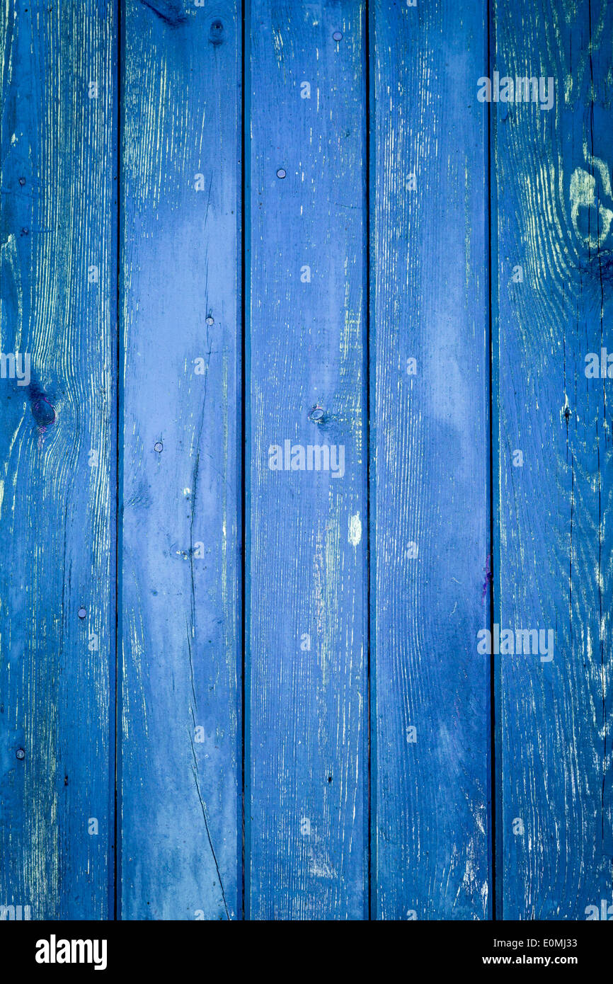 The blue wood texture with natural patterns Stock Photo - Alamy